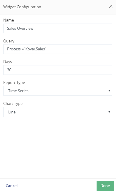 Atomic Scope Widget Configuration