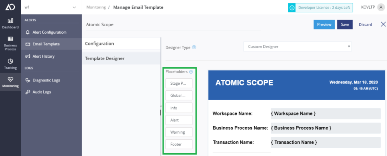 You can also customize the template background and font colors, which can be done in the ...