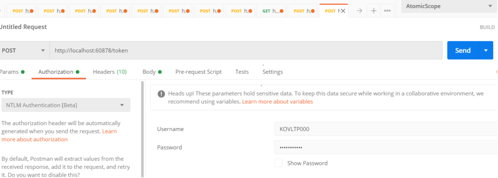 For accessing tracking activities APIs by OAuth access token the user ...
